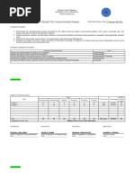 Deped Standard Table of Specification Format | PDF | Education Theory ...
