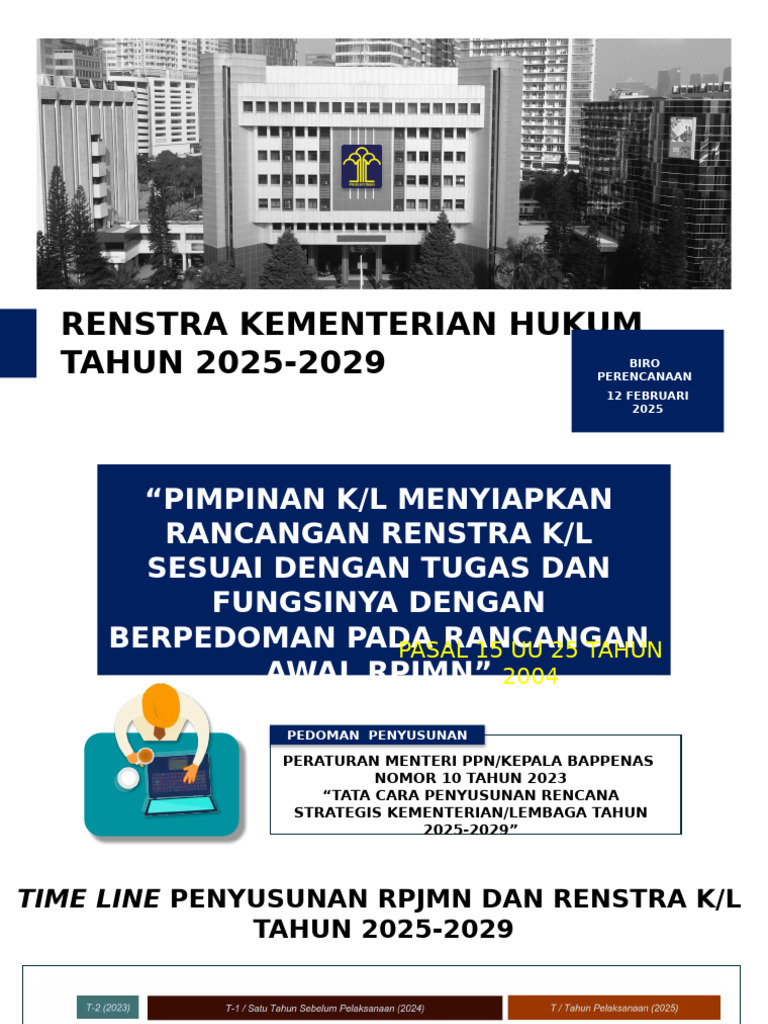 Bahan Renstra 2025-2029 Pak Kabag | PDF