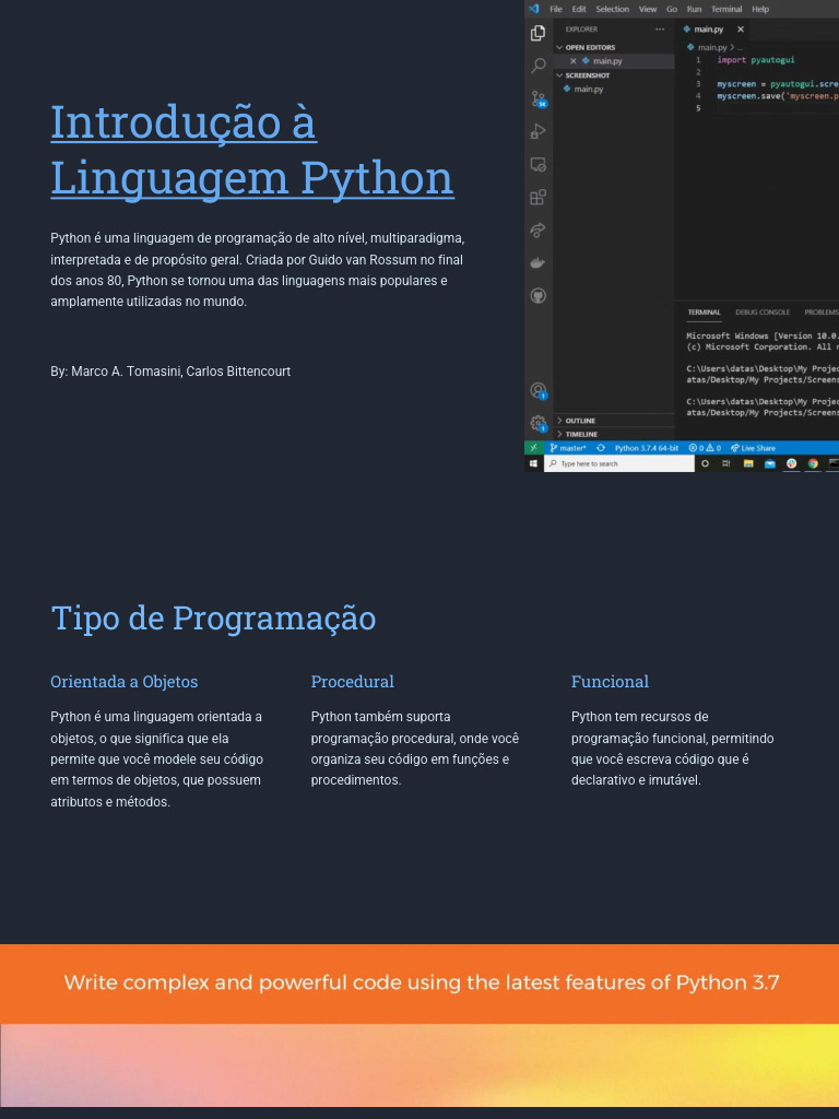 Introducao A Linguagem Python Pdf Python Linguagem De Programação Linguagem De Programação