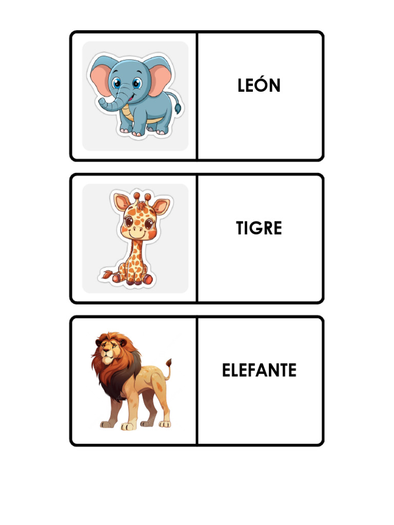 Domino de Animales | PDF