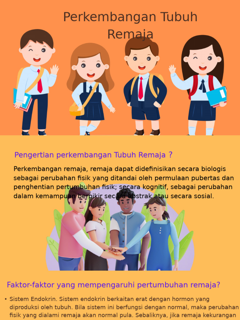 Faktor dan Ciri Perkembangan Tubuh Remaja | PDF