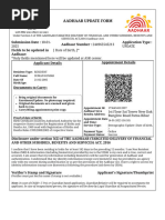 Sample Aadhaar Template | PDF