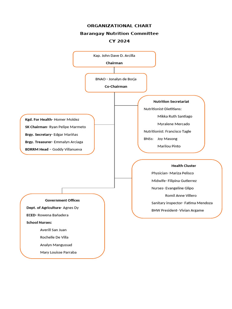 BNC Organizational Chart | PDF