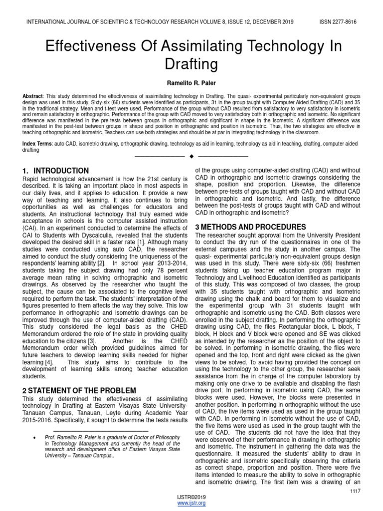 Effectiveness of Assimilating Technology | PDF | Computer Aided Design ...