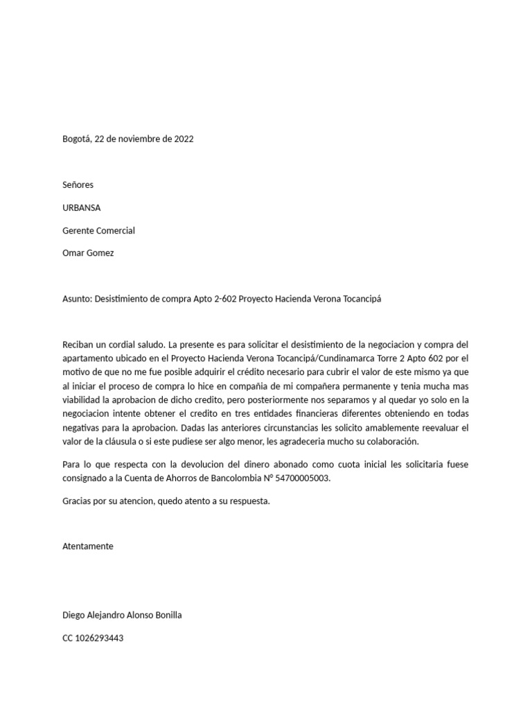 Carta Constructora | PDF