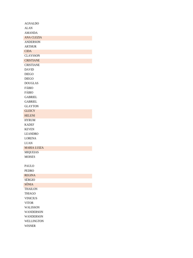 Nomes | PDF