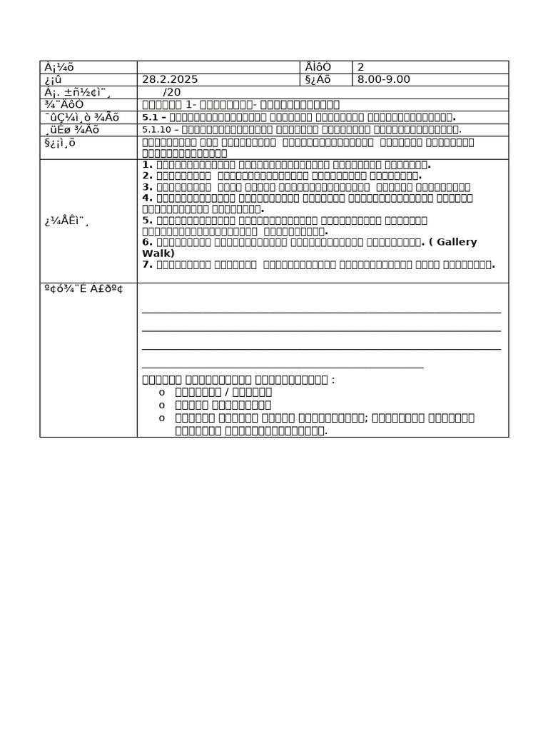 (Gallery Walk) | PDF