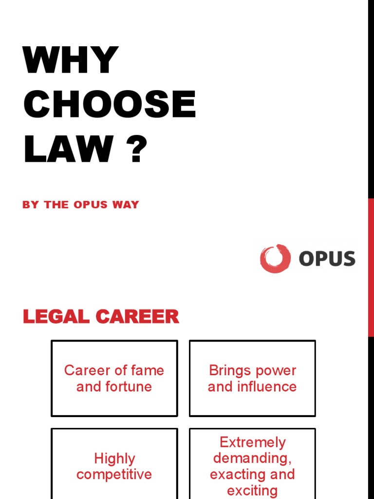 Law As A Career Option | PDF | Law School | Legal Education