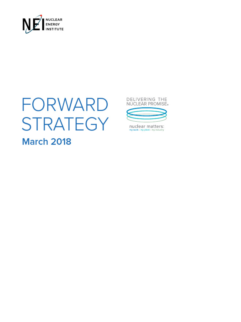 Delivering The Nuclear Promise - FORWARD STRATEGY 2018 | PDF | Nuclear Power | Power Station