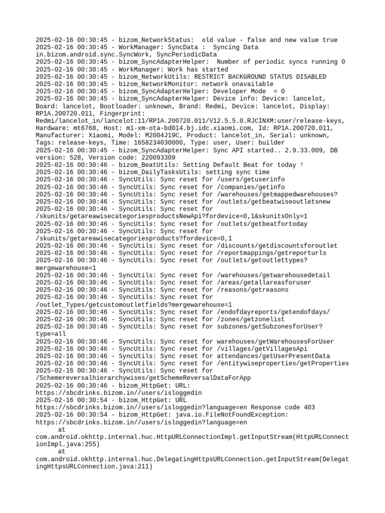 Logg_20250216 | PDF | Java (Programming Language) | Software Engineering