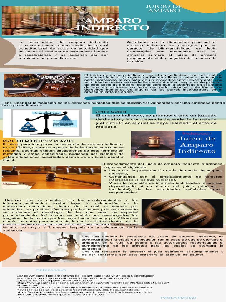 Procedimiento del Juicio de Amparo Indirecto | PDF | Demanda judicial ...