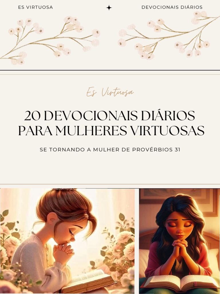Devocionais Diários para Mulheres Virtuosas | PDF | Oração | Amor