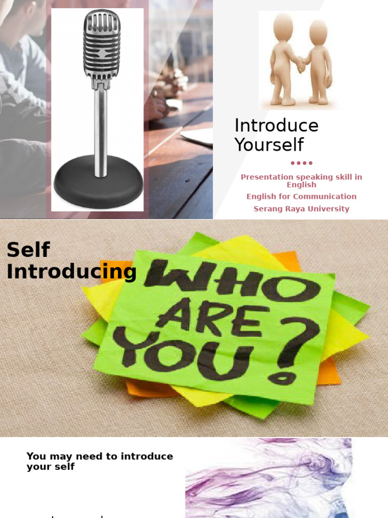 Introduce Yourself English | PDF