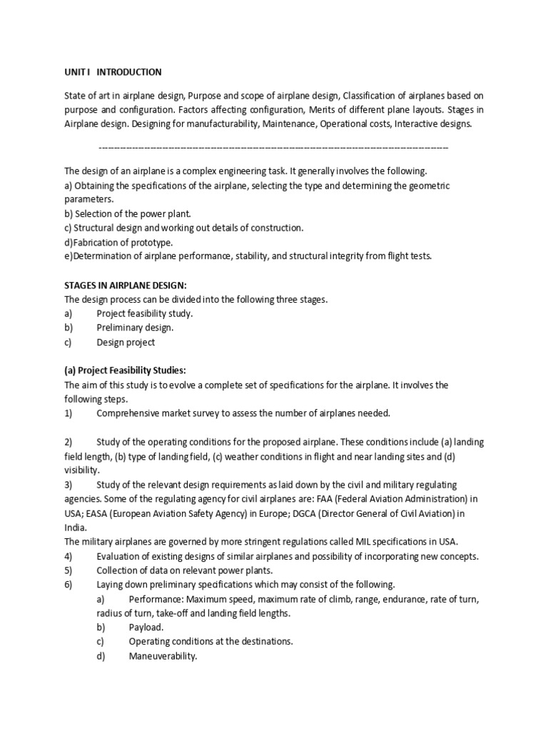 Airplane Design Fundamentals | PDF | Monoplane | Airplane