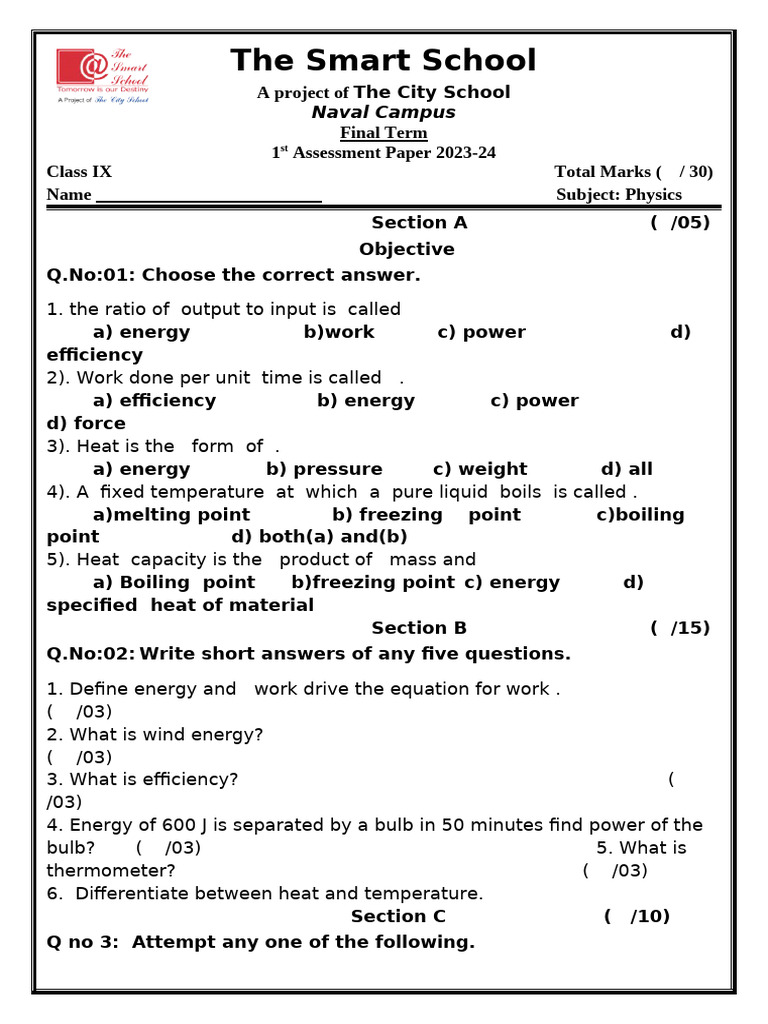 Physics 9 | PDF