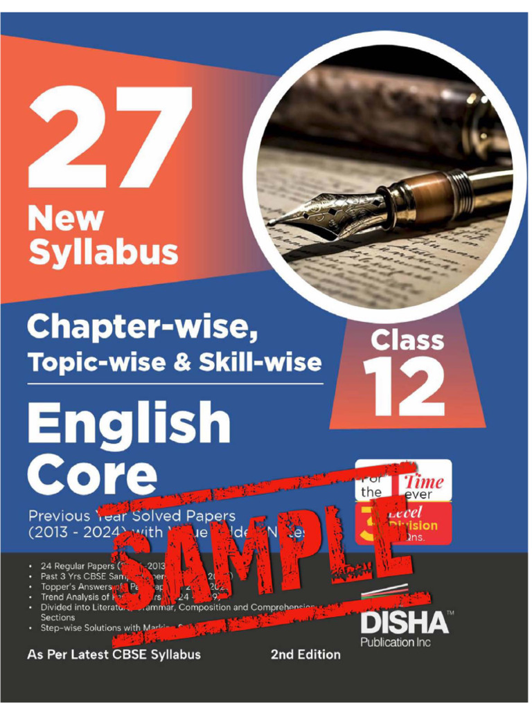 27 New Syllabus Chapter Wise Topic Wise Skill Wise CBSE Class 12 English Core | PDF | Writing ...