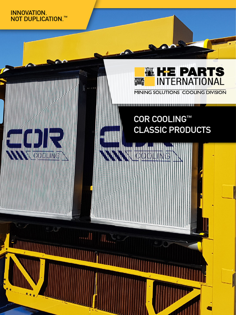 H E Parts Brochure COR Cooling Classic Products | PDF
