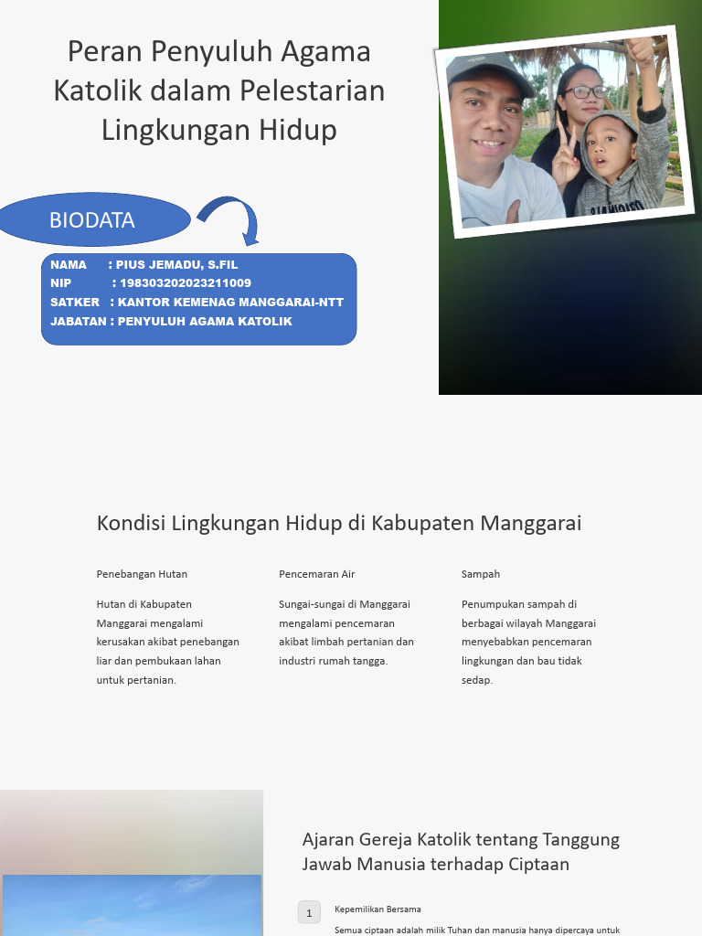 Materi Powerpoint Tentang Lingkungan | PDF