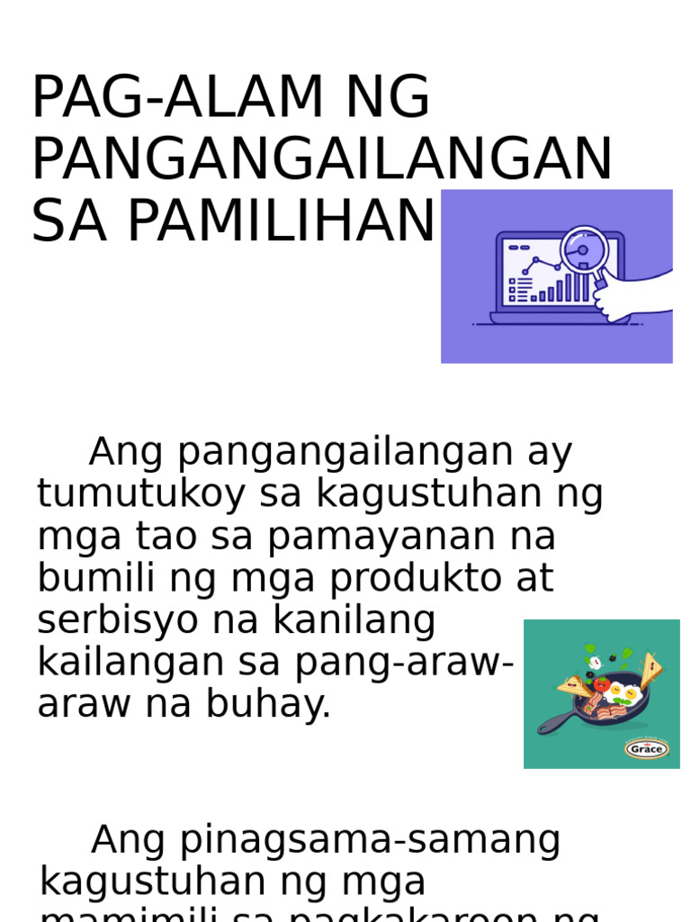 Pag-Alam NG Pangangailangan Sa Pamilihan | PDF