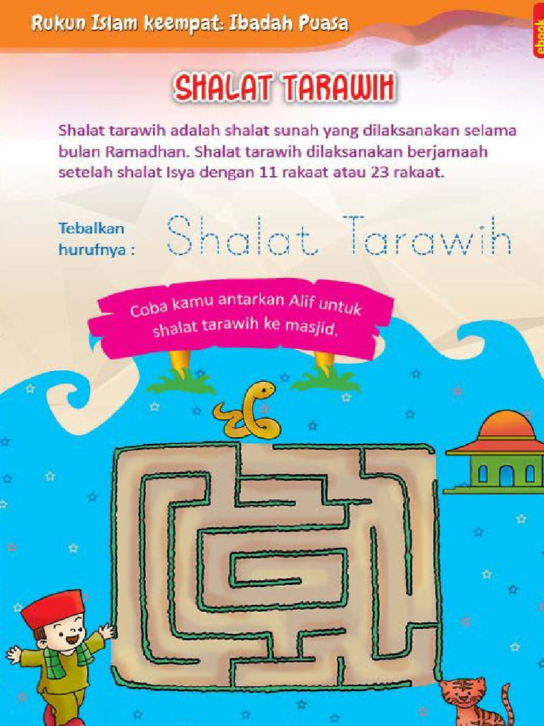 LKPD Shalat Terawih | PDF