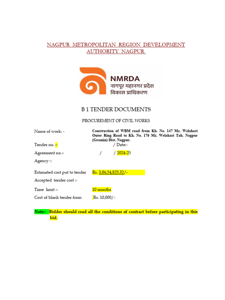 Tender Document | PDF | Waste | Public Key Certificate