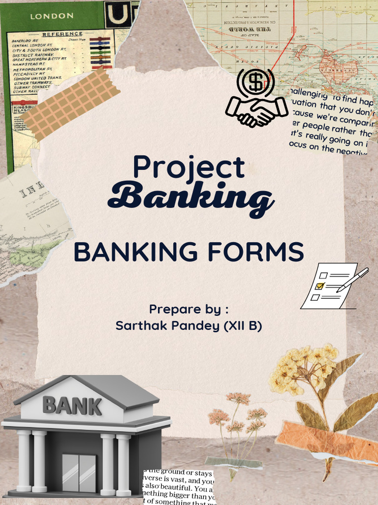 Beige Scrapbook Proposal Project Cover A4 Document | PDF | Banks | Banking