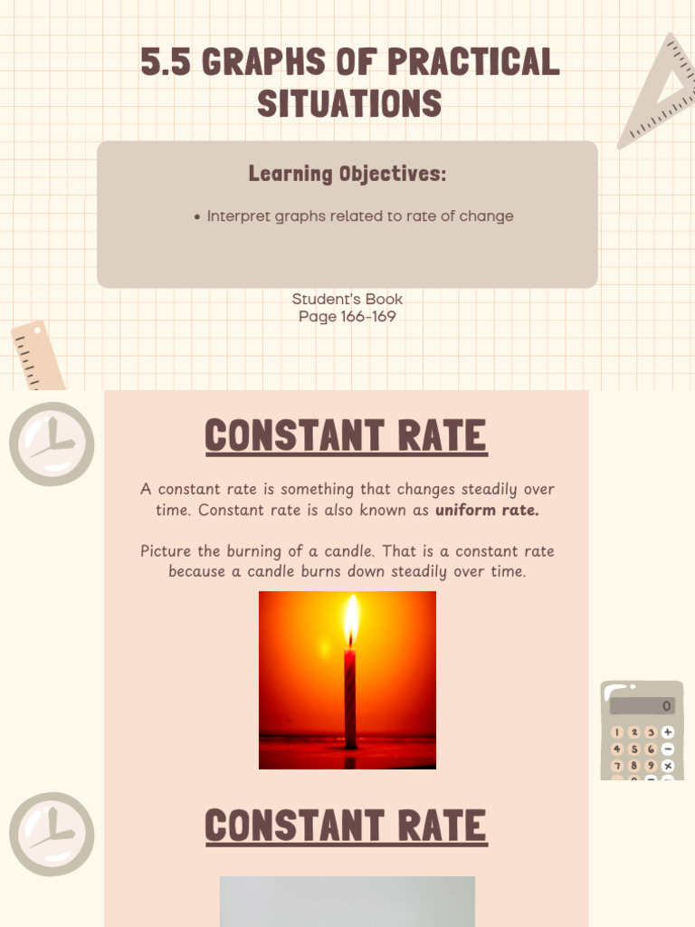 Math Graph Practical Situations Notes | PDF