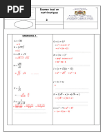 Examen régional maths 3AC 2024 | PDF | Mathématiques | Mathématiques ...