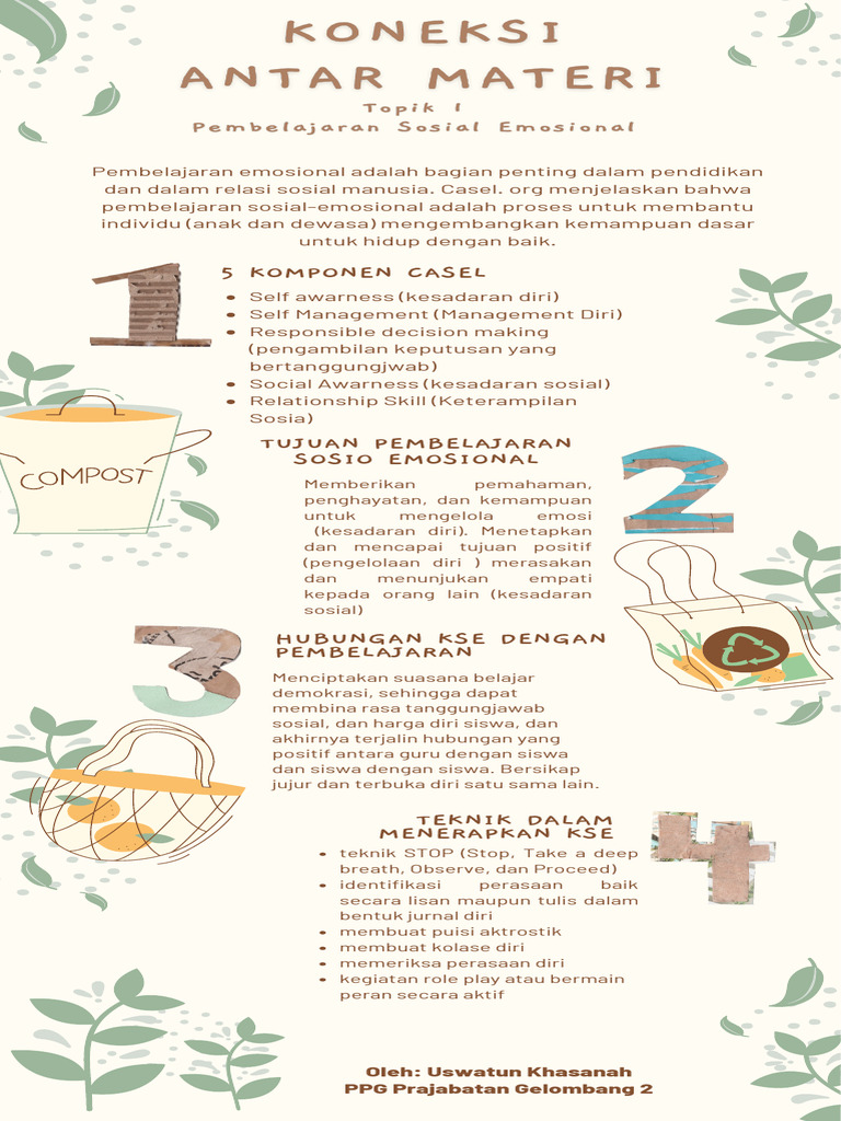 Koneksi Antar MAteri PSE Topik 1 | PDF