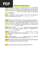 Script Flag Raising TAGALOG | PDF