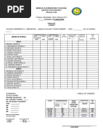 Oral Assessment Chart | PDF | Grammar | Pedagogy
