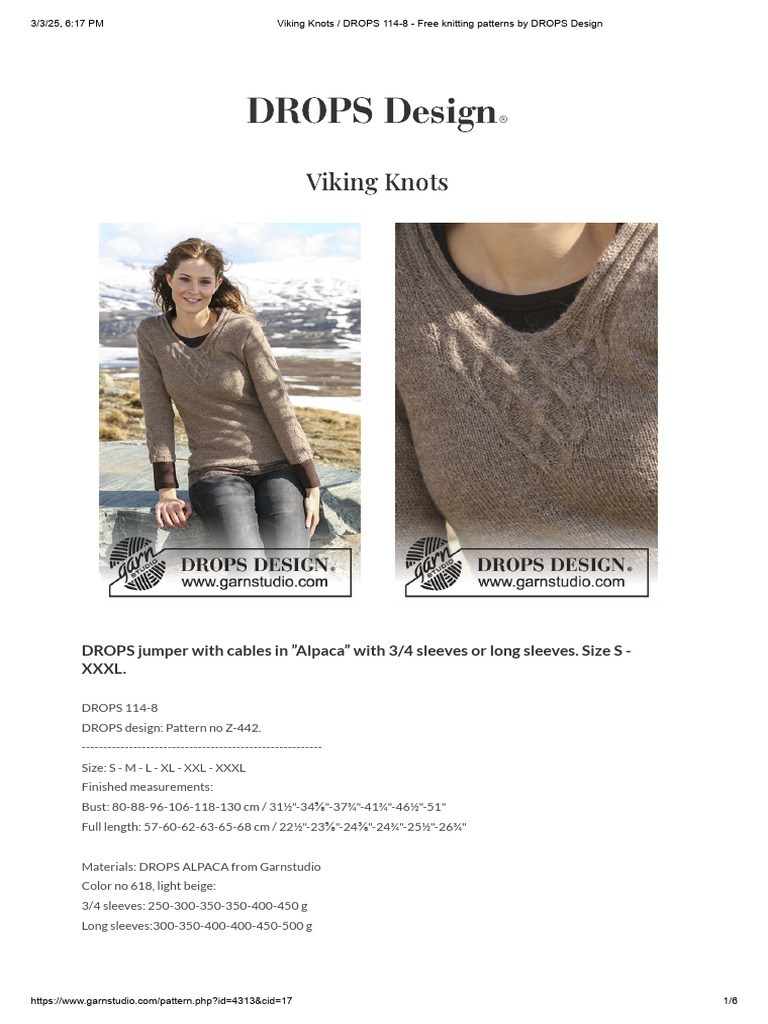 Free Viking Knitting Patterns | PDF | Knitting | Knitting Needle