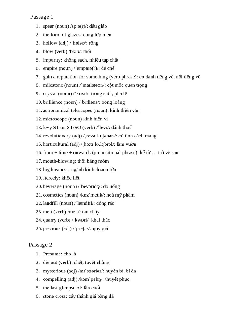 Vocab Test 4 Reading Hs | PDF