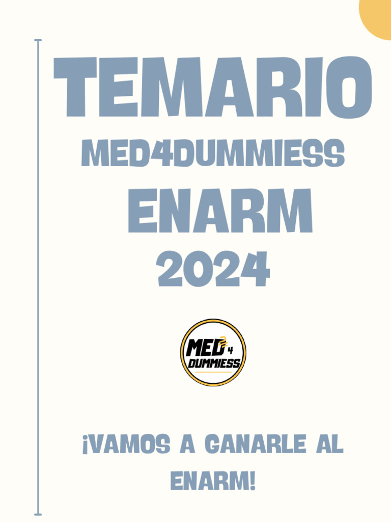 Calendario M4D Enarm 2024 | PDF | Examen de licencia médica de Estados ...