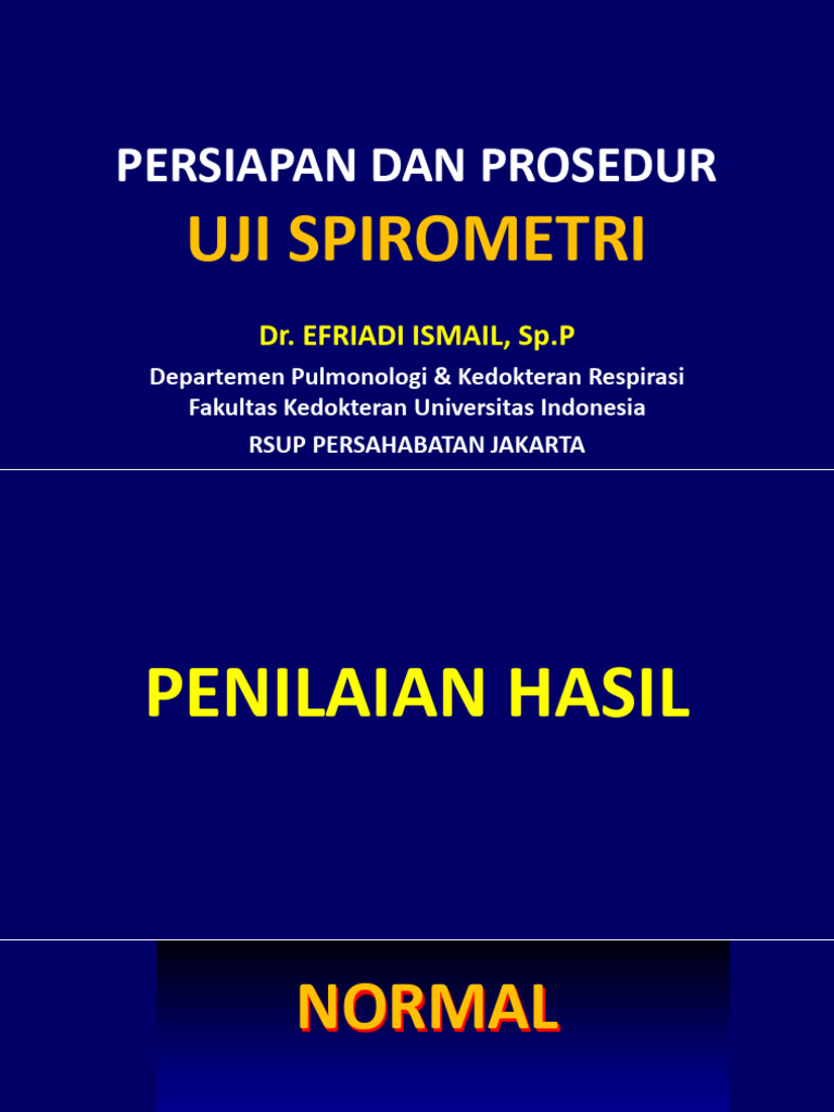 Interpretasi Spirometri | PDF