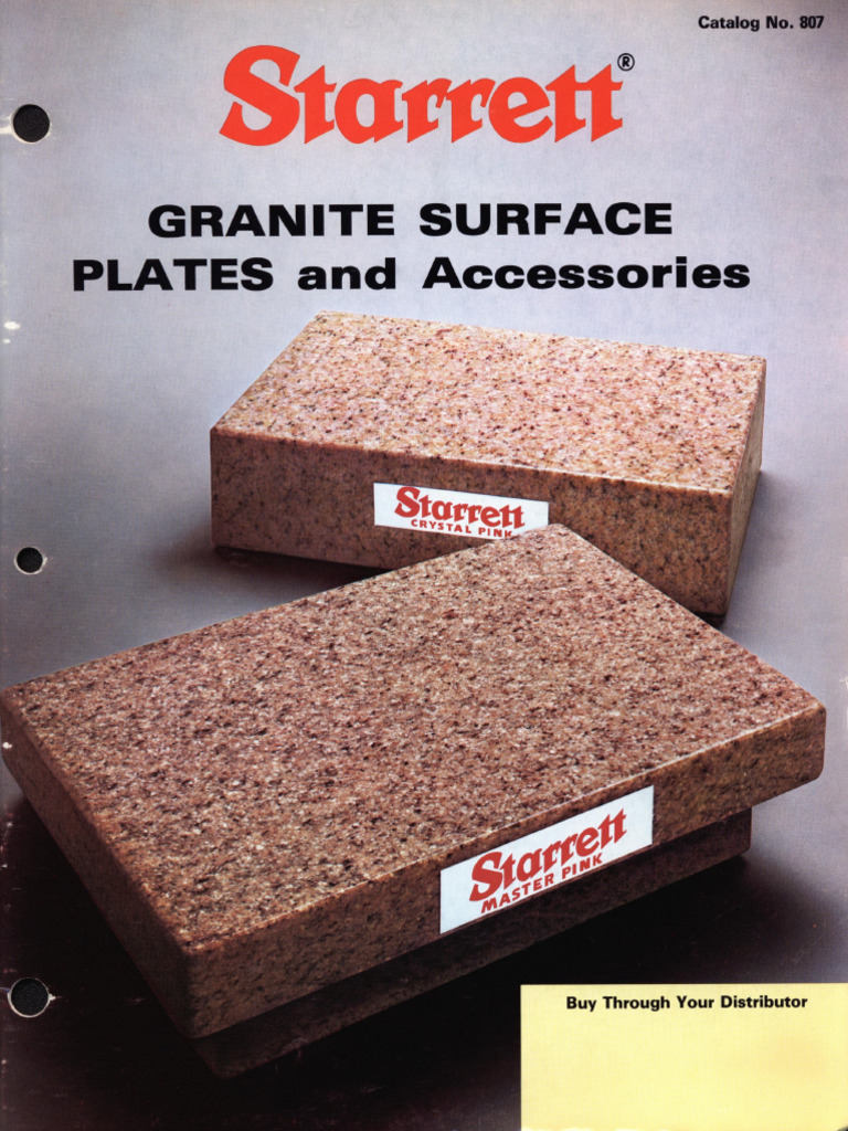 Starrett Catalog 807 Issue 9 | PDF | Materials