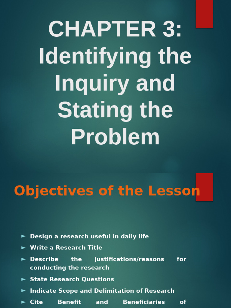 Research Problem Identification Guide | PDF | Noun | Linguistics