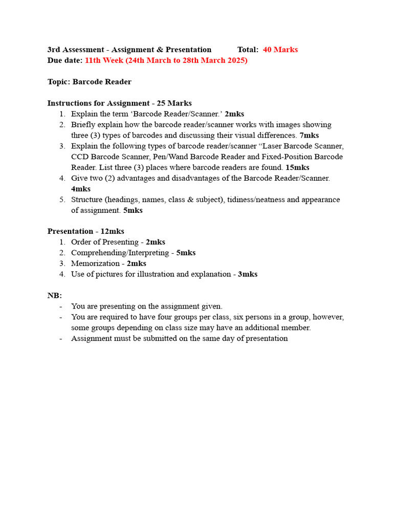 Grade 7 3RD Assessment-1 | PDF