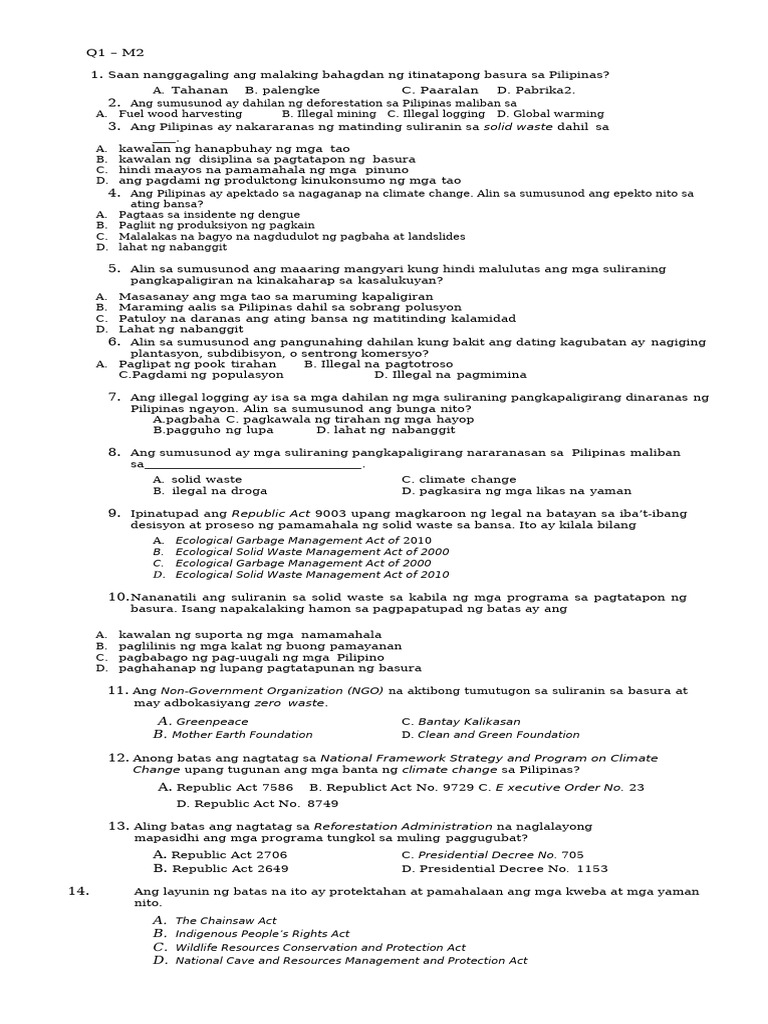 Ap 10 Q1-M2 | PDF