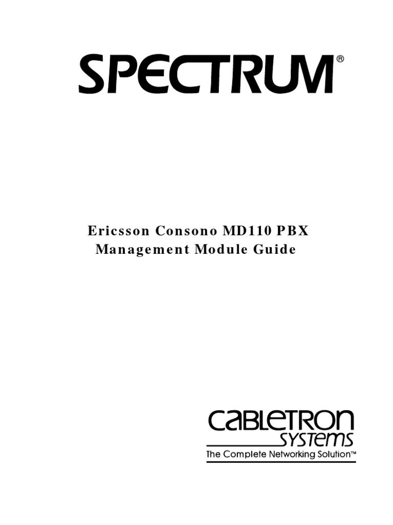 Ericsson Consono MD110 PBX Managemen Module Guide | PDF | Icon (Computing) | Computer Network