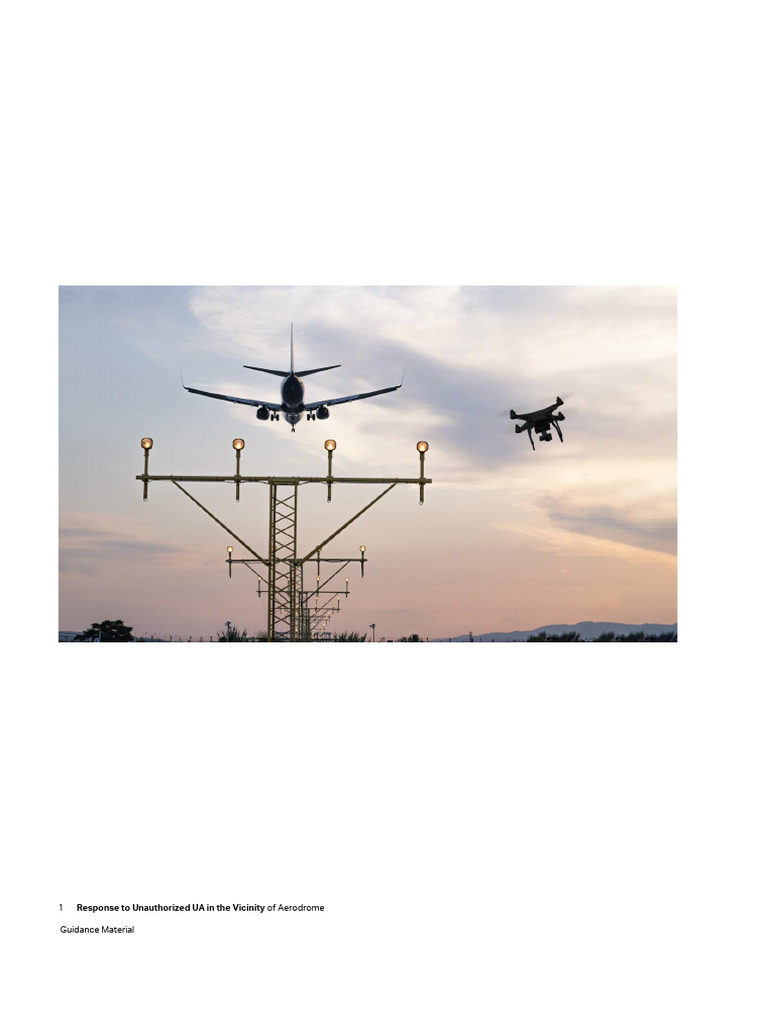 Response To Unauthorized UA in The Vicinity of Aerodrome | PDF | Air ...