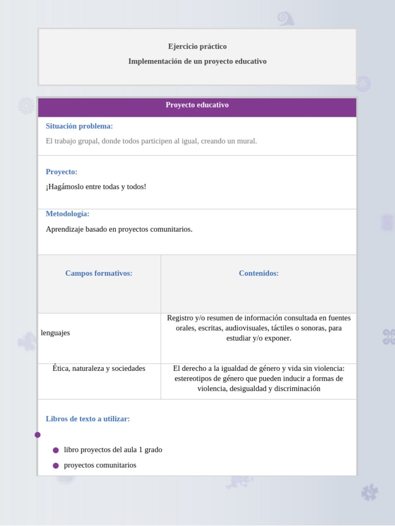 Formato - Ejercicio Práctico | PDF