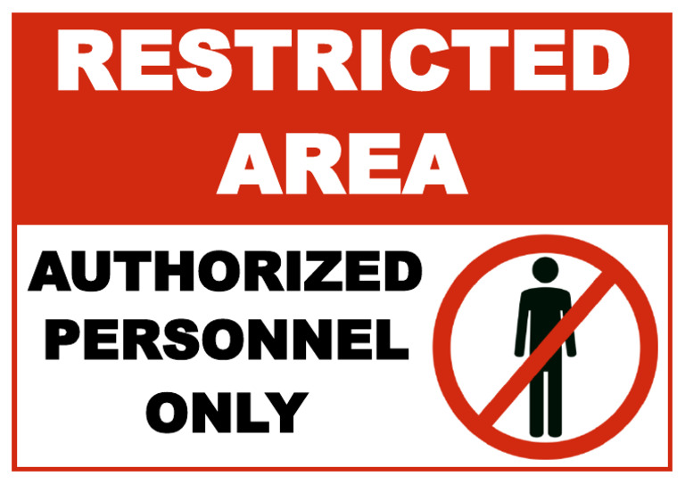 Restricted Area | PDF