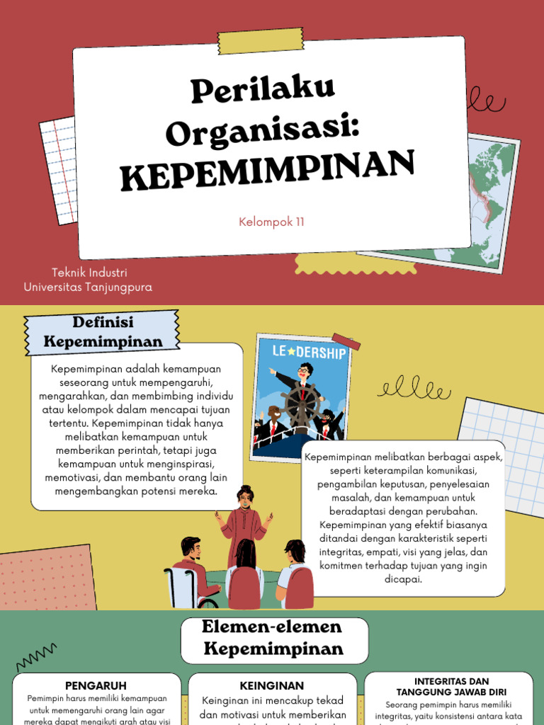 Kelompok 11 - Kepemimpinan - PerilakuOrganisasi | PDF