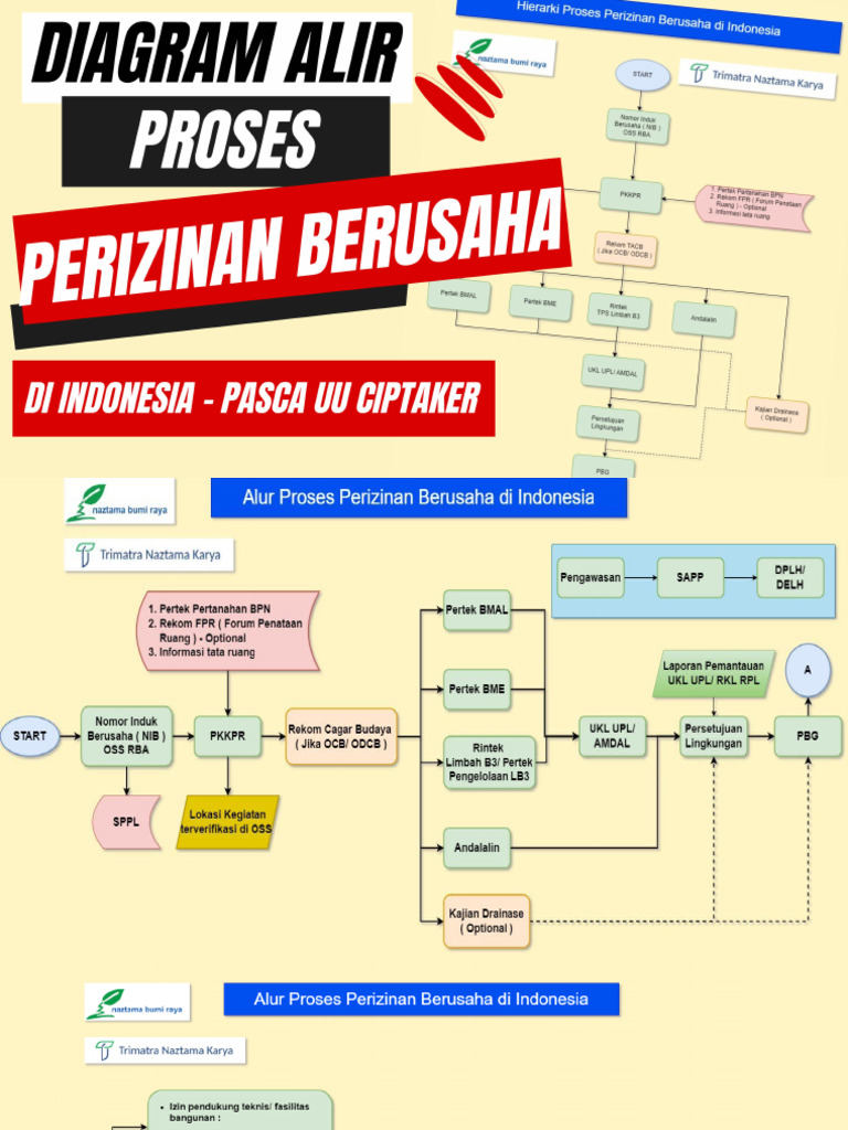 PPT Alur Proses Perizinan Di Indonesia v.3 | PDF