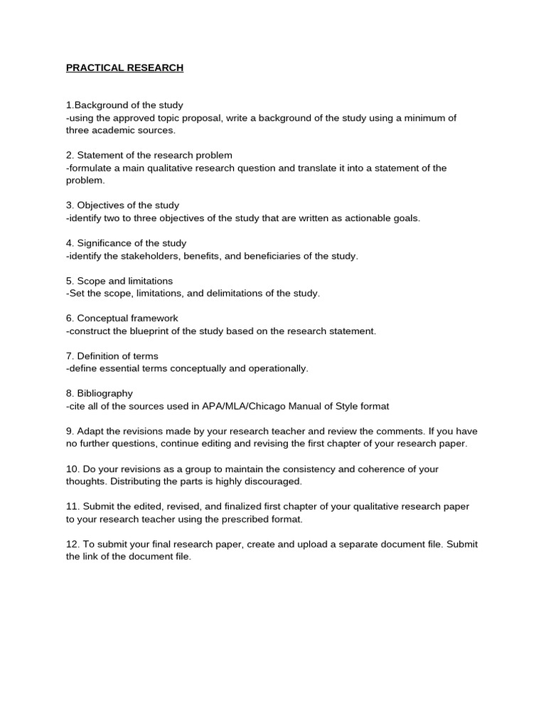 Practical Research | PDF