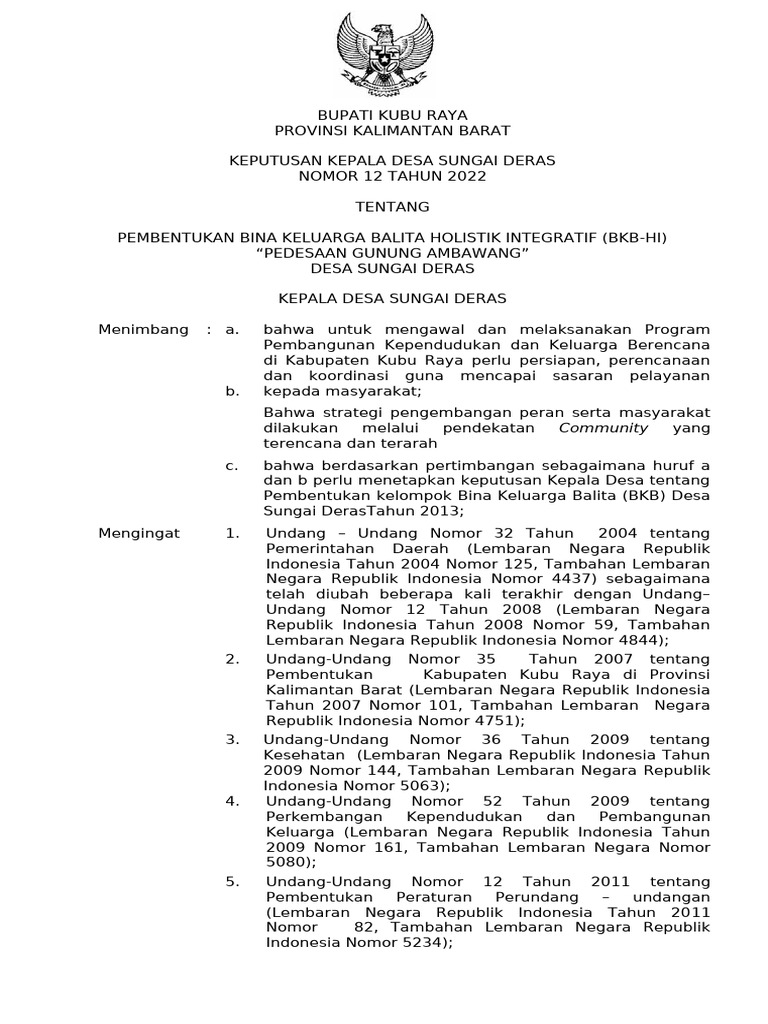 SK BKB Sungai Deras | PDF