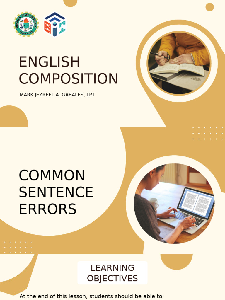 Lesson 2 - Common Sentence Errors | PDF | Comma | Subject (Grammar)