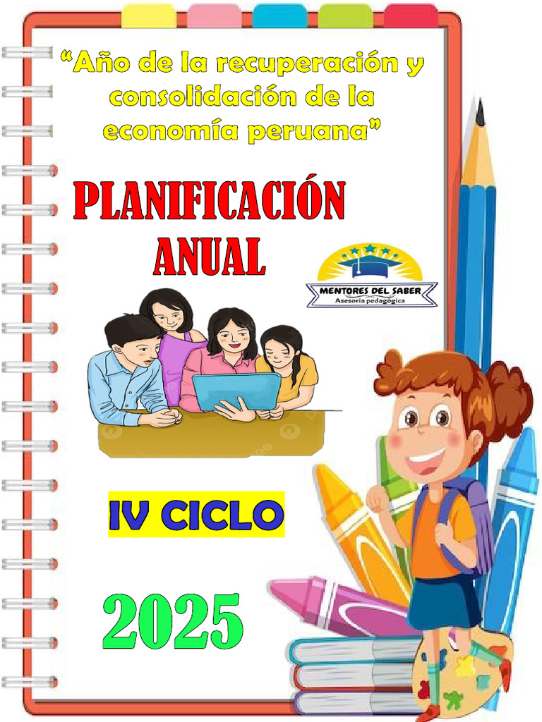 Muestra 2025 IV Ciclo Planificacion Anual | PDF | Aprendizaje | Experiencia