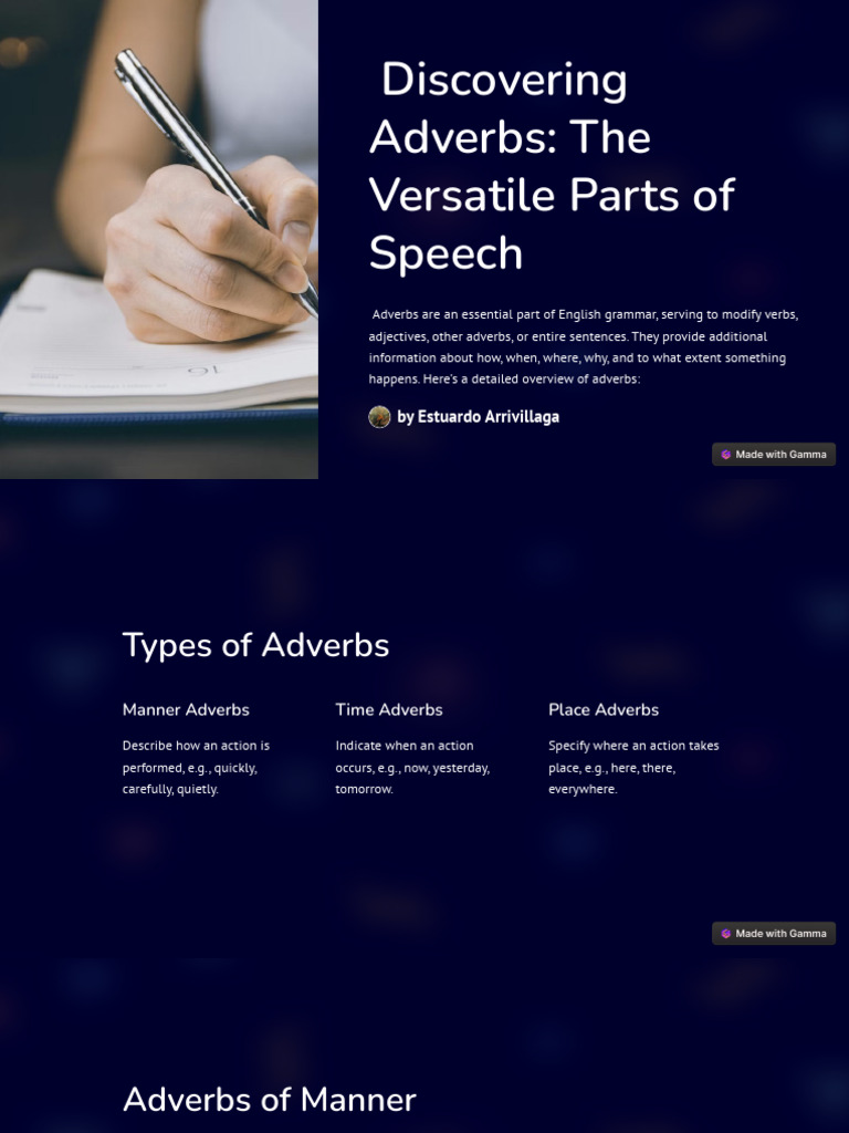 Discovering-Adverbs-The-Versatile-Parts-of-Speech (1) | PDF